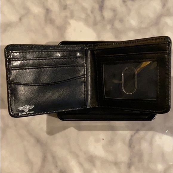 Batman | Bags | Batman Black Yellow Logo Bifold Walletnew | Poshmark